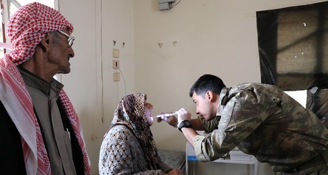 Turkish military provides health services in Afrin - Daily Sabah
