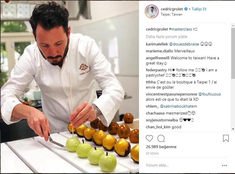 Superstar pastry chef creates Instagram frenzy | Daily Sabah