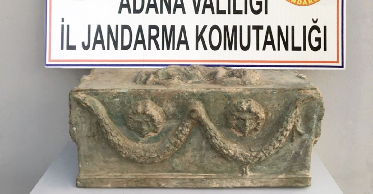Security Forces Seize Roman Era Sarcophagus With Medusa Figure In