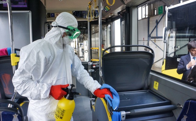 Clean transportation: Istanbul's buses cleaned, disinfected daily ...