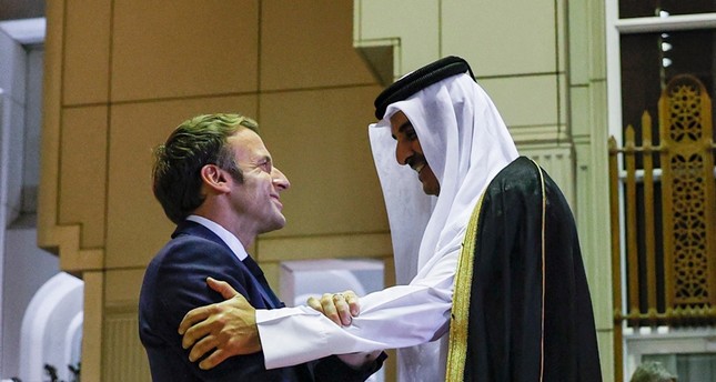 الرئيس الفرنسي فرنسا وقطر تجمعهما علاقات هامة جداً Daily Sabah Arabic