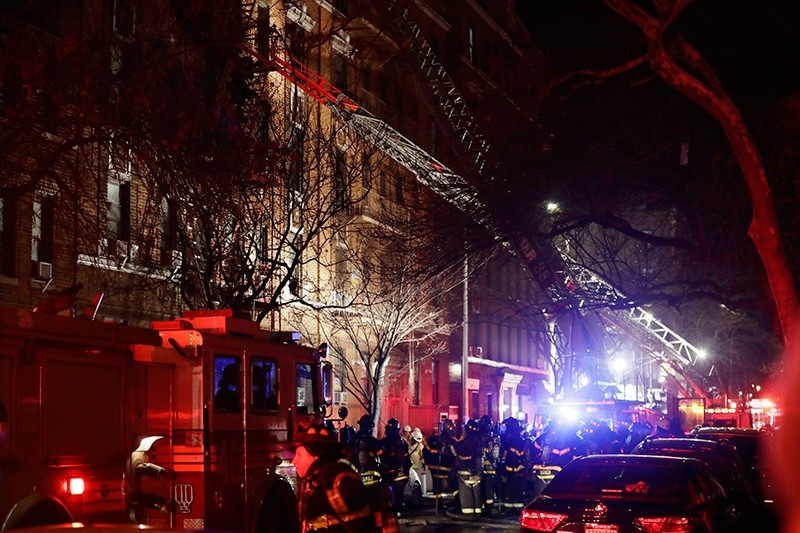 New York City apartment fire leaves 12 dead, 4 injured | Daily Sabah