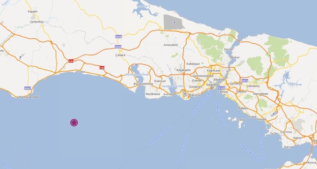 Magnitude 4.7 earthquake strikes Istanbul - Daily Sabah