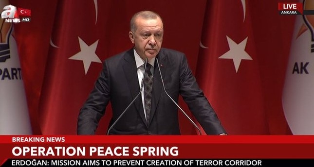 أردوغان عملية نبع السلام تهدف لضمان السلامة الإقليمية والوحدة السياسية